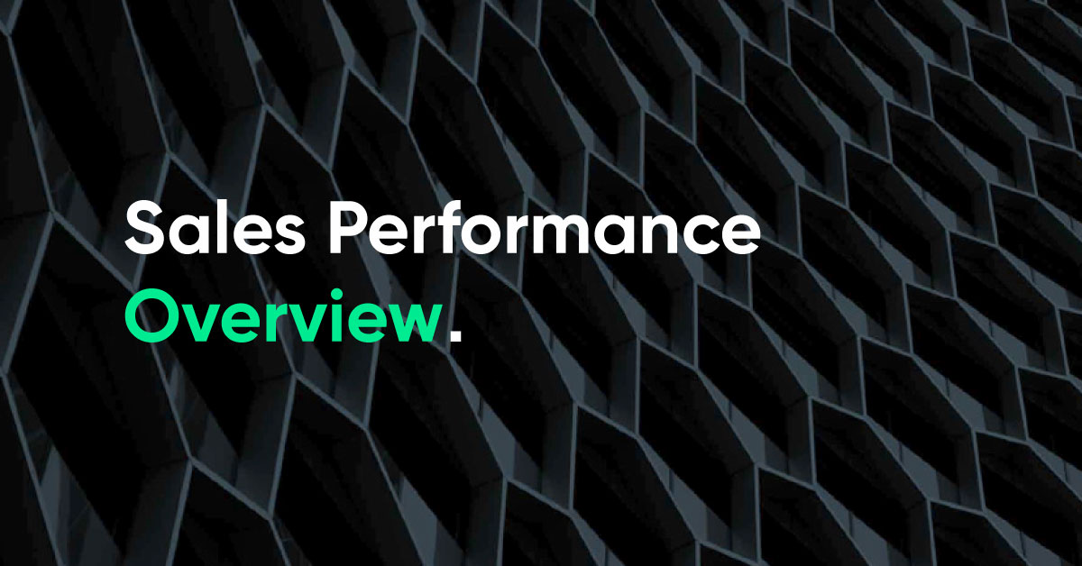 Sales Performance Overview - Business Performance Optimisation